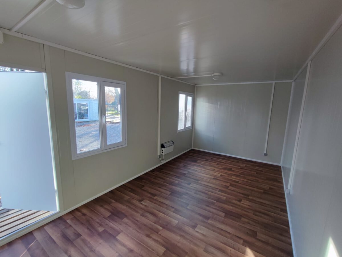 Bürocontainer mit WC – Containertec.de | Container nach Wunsch