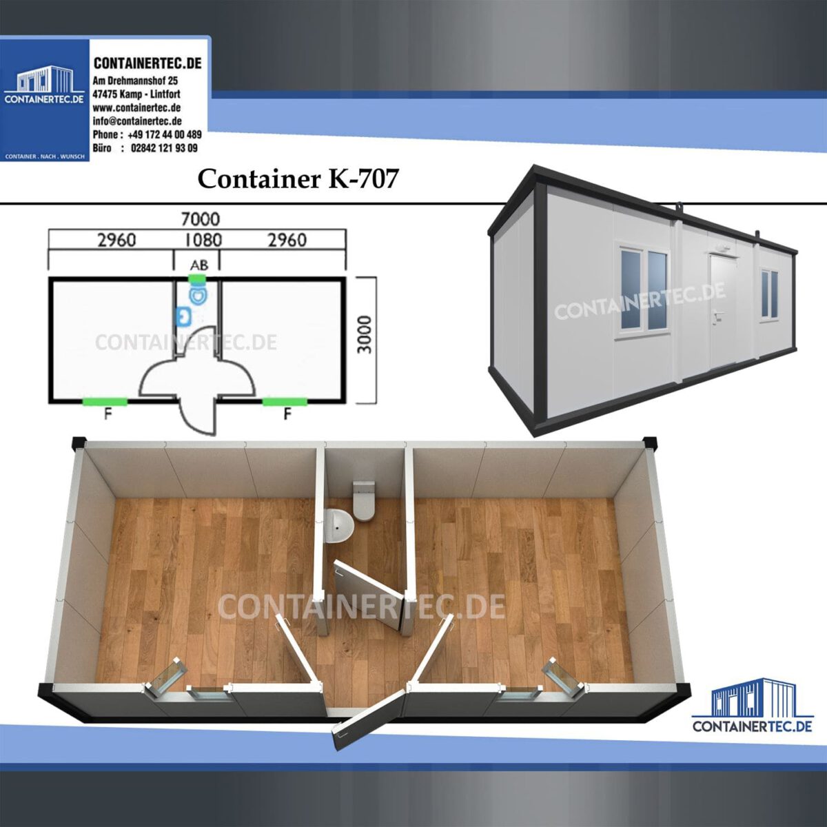 Containervariante K-707 – Containertec.de | Container nach Wunsch